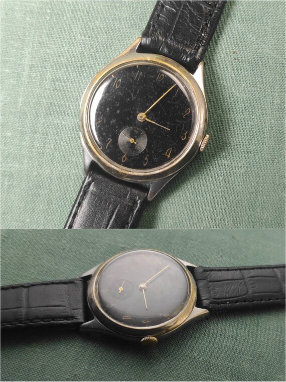 Vintage Dorex Ancre 15 Rubis Swiss made military styl… - Gem