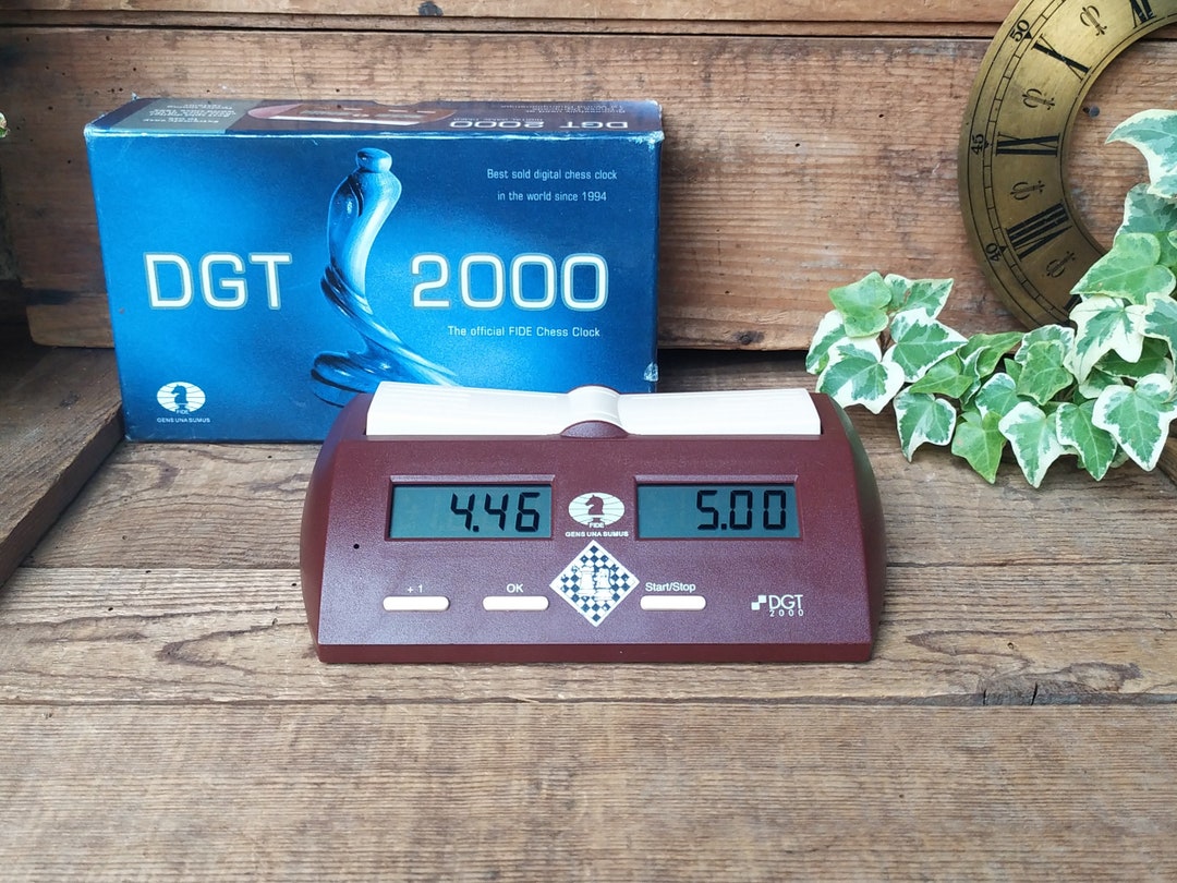 Vintage DGT 2000 Digital Game Timer, Electronic Chess Clock - Etsy