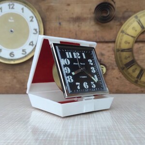 Rare Vintage Travel Alarm Clock Slava Insa Made in Yugoslavia - Etsy