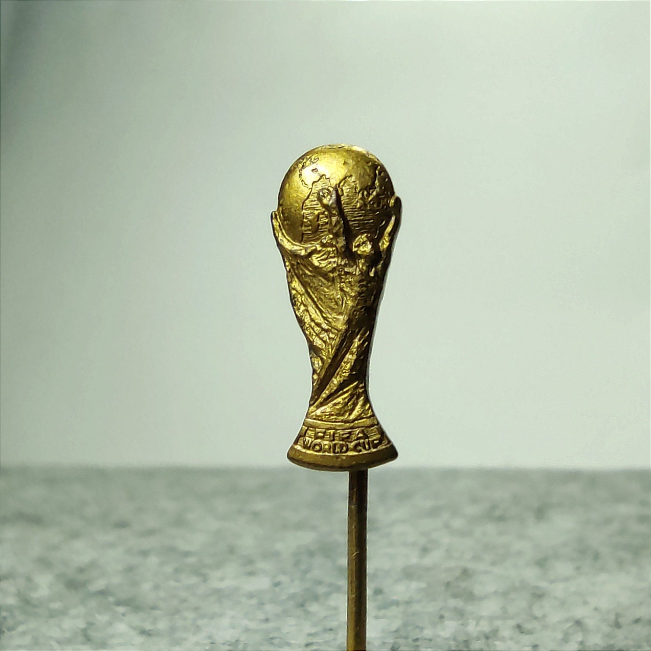 Vintage FIFA World Cup Trophy Pin Badge by Bertoni Milano - Etsy