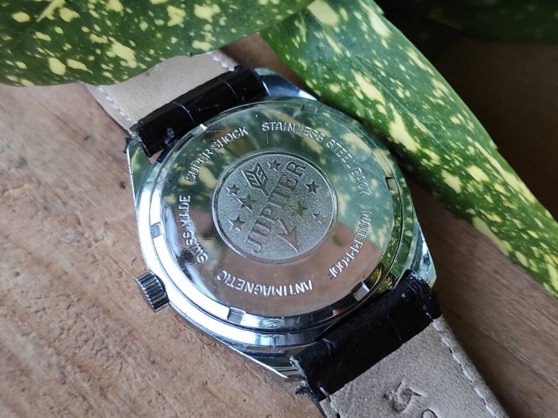 Vintage Jupiter De Luxe 17 Jewels Men's Watch Swiss Made - Etsy