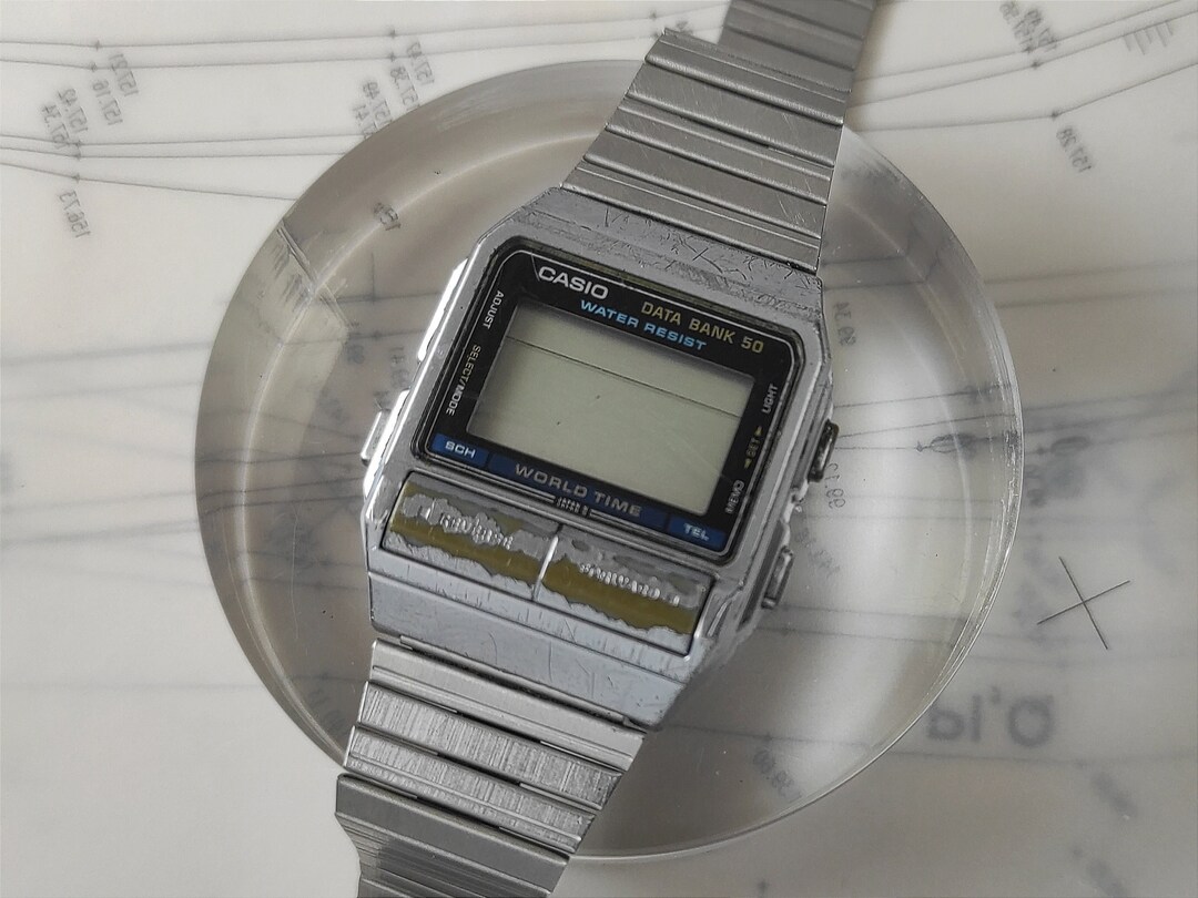 Vintage Casio Databank DB-520 Not Working, for Parts or Repair - Etsy