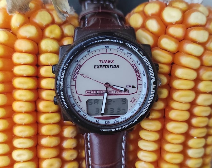 Vintage Timex Expedition 933 Zulu Time Analog Digital Men's Watch - Etsy
