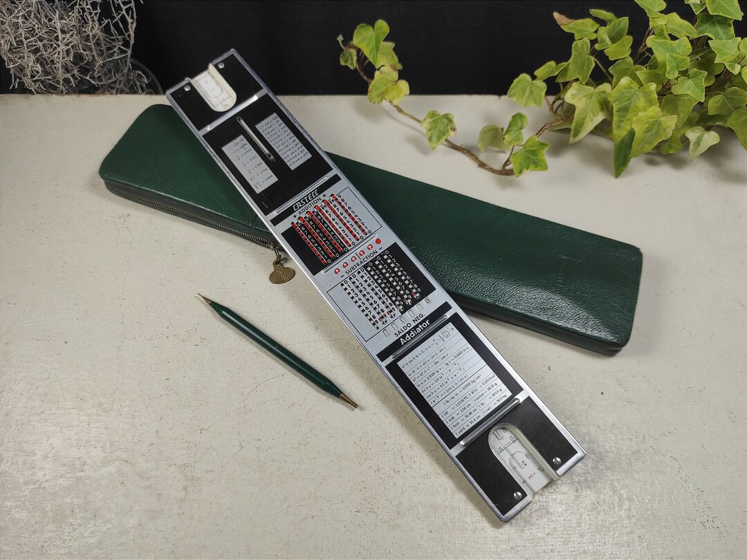 Vintage A.W. Faber-castell Addiator 111/54 A Darmstadt Slide Rule Made ...