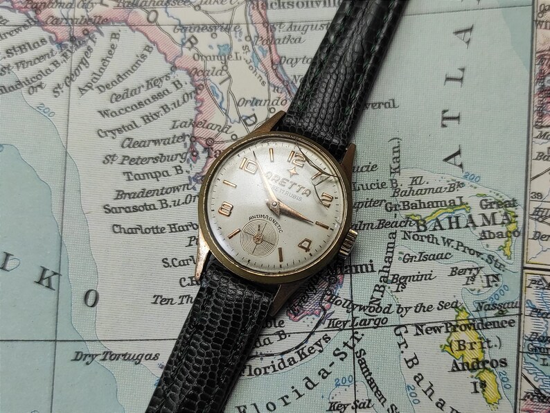 Vintage Aretta Ancre 17 Rubies Antimagnetic Swiss Made Ladies Watch - Etsy