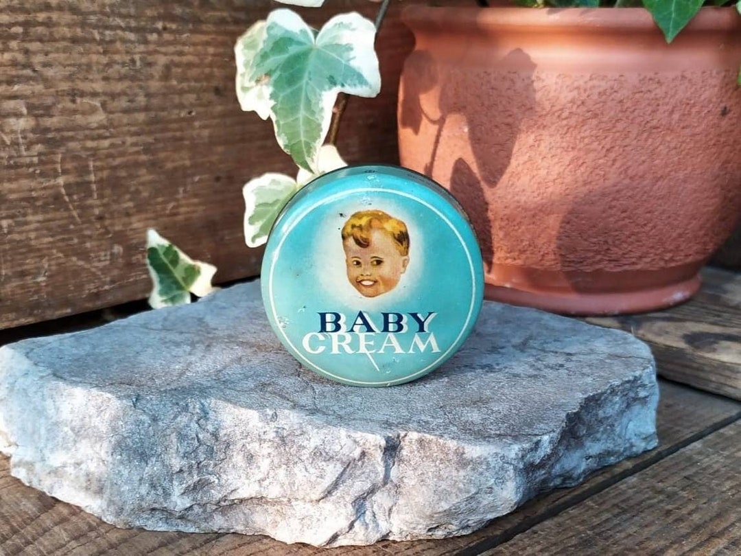 Vintage Tin Solea Baby Cream by Zlatorog, Maribor Made in Yugoslavia - Etsy