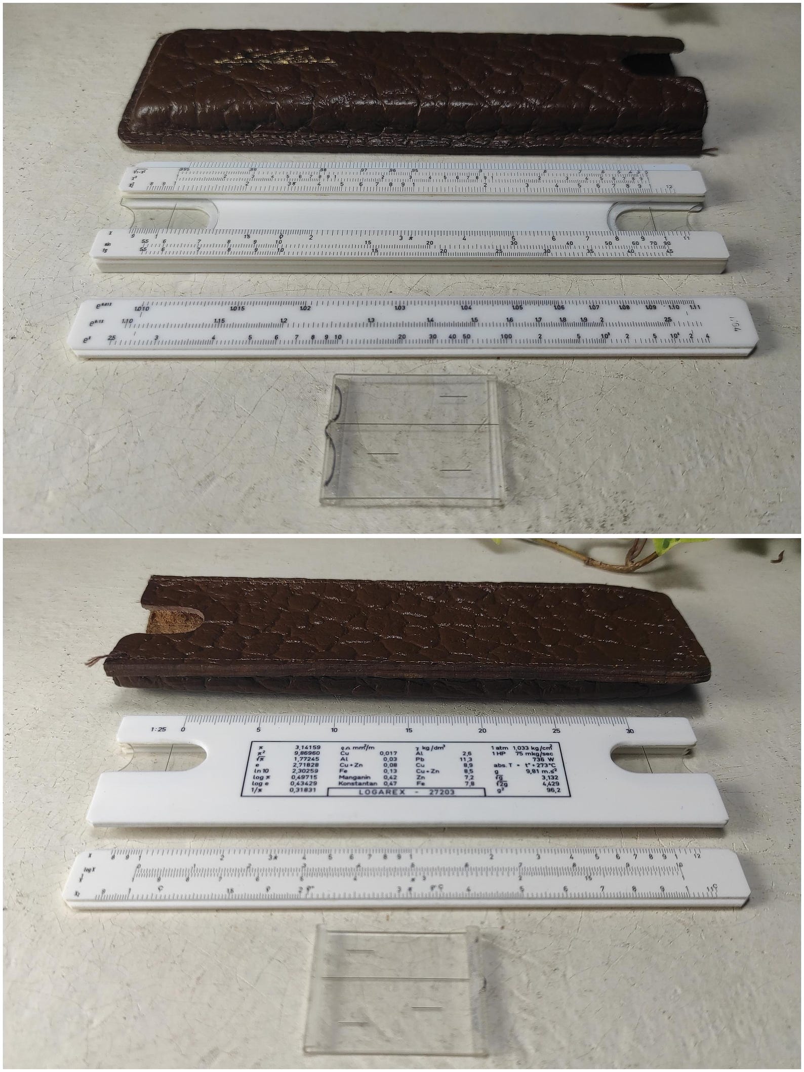 Vintage Logarex 27203 Pocket Slide Rule Made in Czechoslovakia - Etsy