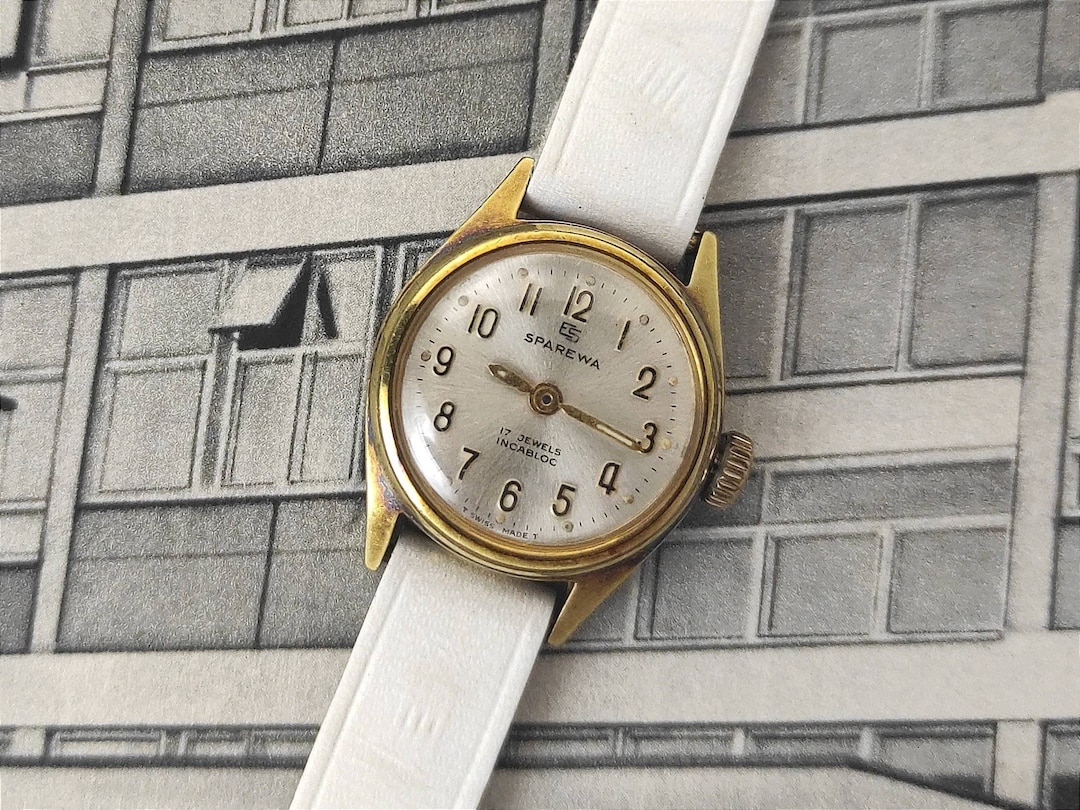 Vintage Sparewa ES Swiss Made Ladies Watch - 17 Jewels Incabloc Hand ...