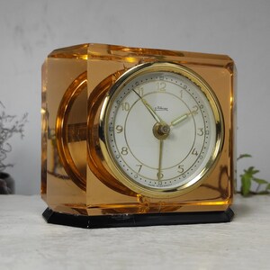 Vintage Kaiser Alarm Clock - Transparent Resin Body Mechanical Clock ...