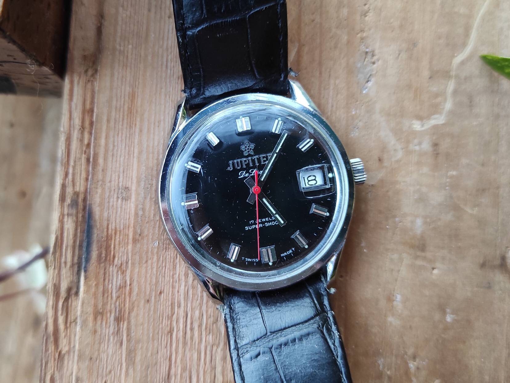 Vintage Jupiter De Luxe 17 Jewels Men's Watch Swiss Made - Etsy