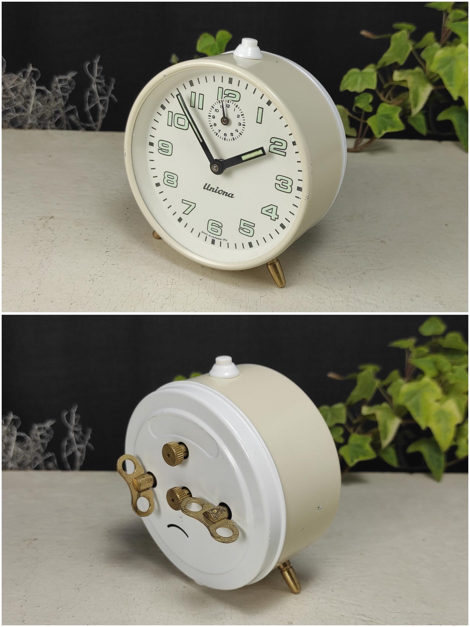 Vintage Uniona Mechanical Alarm Clock Made in Germany - Etsy