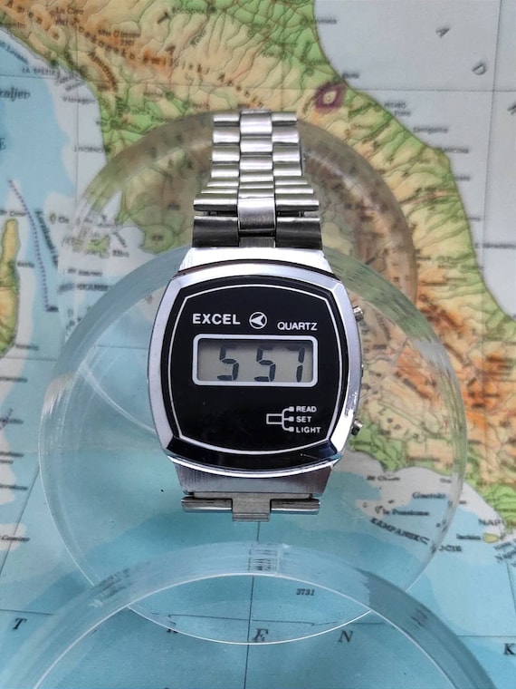 Vintage Excel Quartz digital watch - Gem
