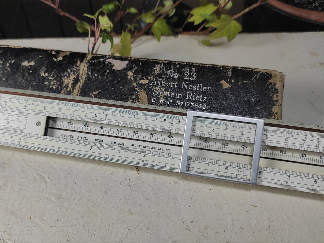 Vintage Albert Nestler No 23 System Rietz Slide Rule Made in Germany - Etsy