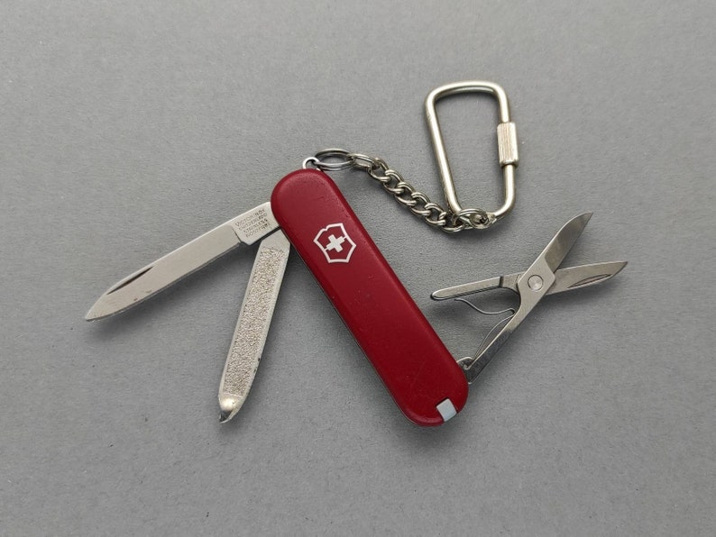 Vintage Keychain Victorinox Swiss Army Knife - Etsy