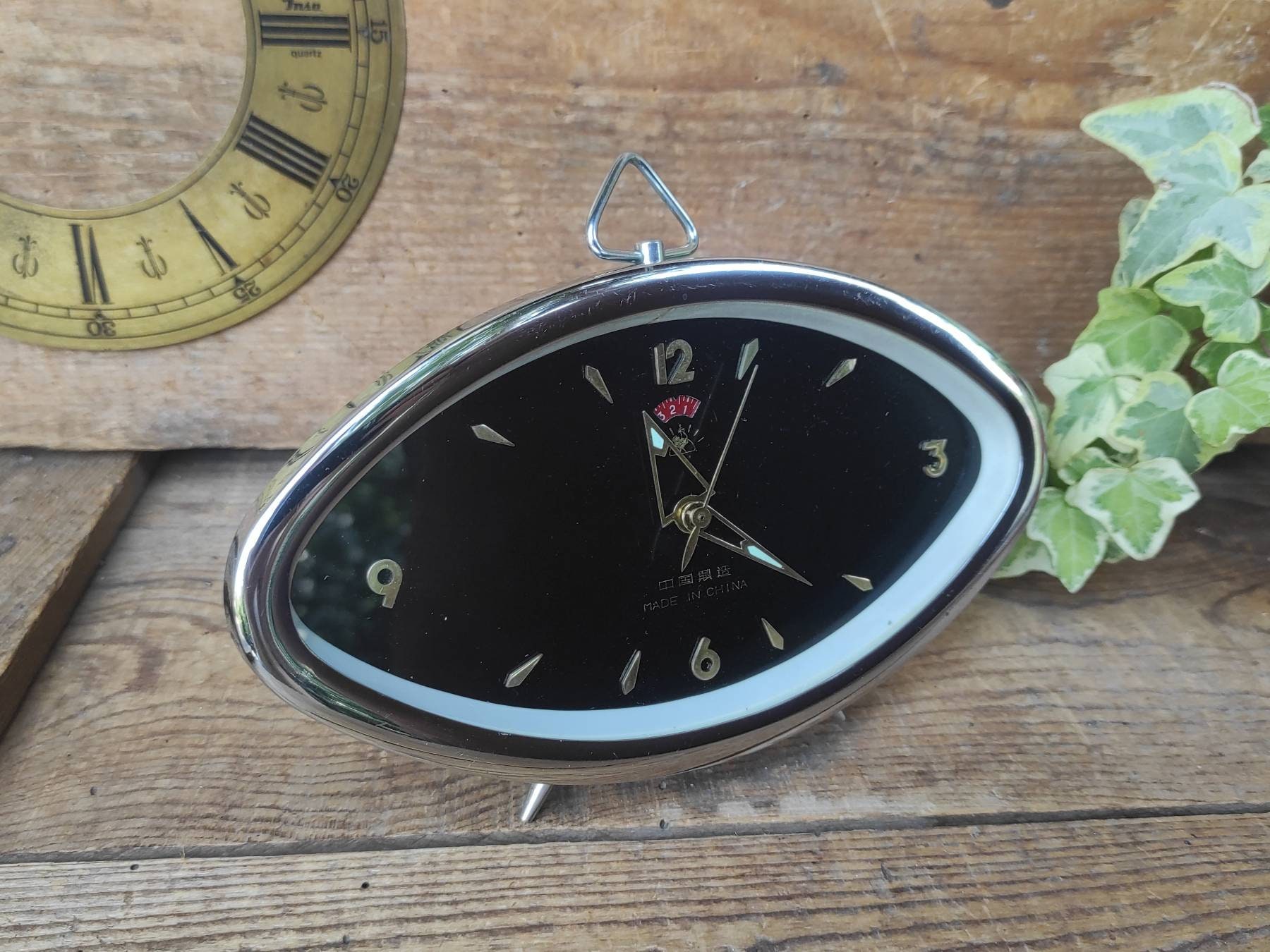 Vintage Rooster Oval Alarm Clock Made in China - Etsy