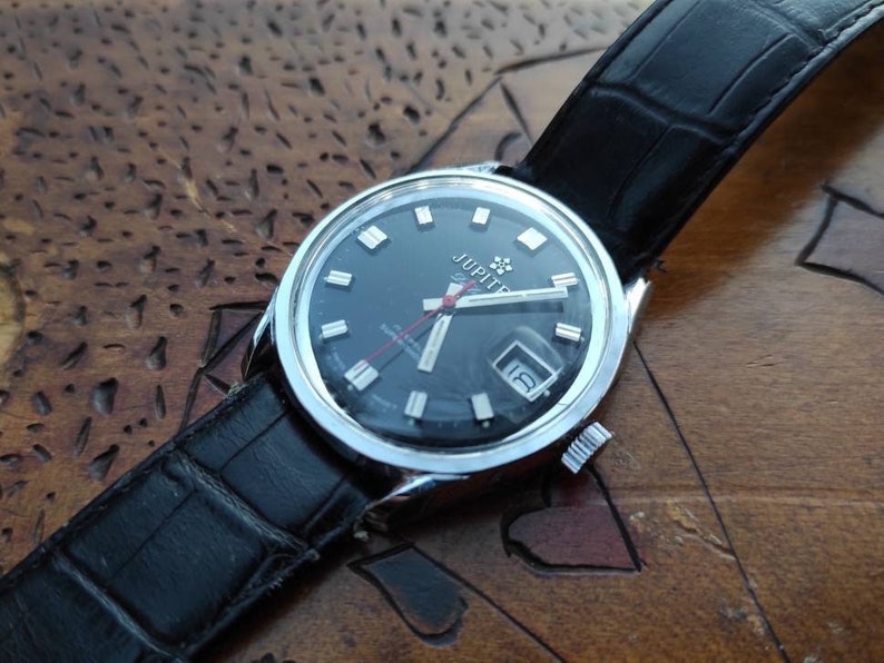 Vintage Jupiter De Luxe 17 Jewels Men's Watch Swiss Made - Etsy
