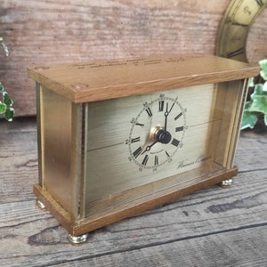 Vintage Weimar-quartz Mantel Clock Made in GDR - Etsy