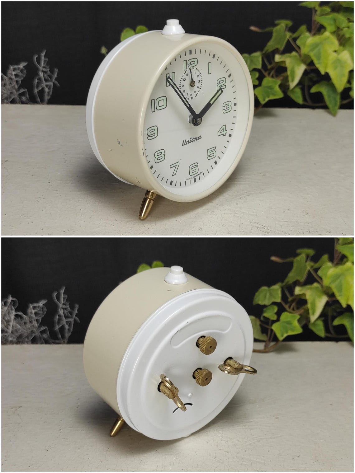 Vintage Uniona Mechanical Alarm Clock Made in Germany - Etsy