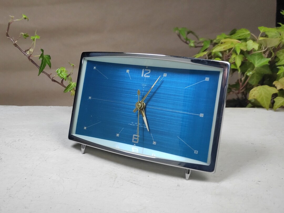 Vintage Diamond Mantel Clock Mechanical Clock Made in China - Etsy
