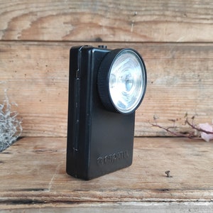 Vintage Black Croatia Metal Palm Flashlight - Etsy