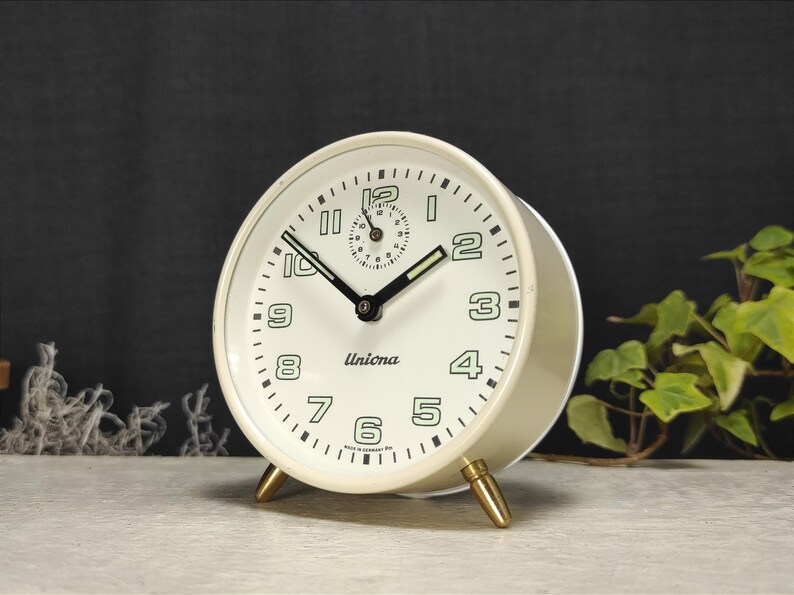 Vintage Uniona Mechanical Alarm Clock Made in Germany - Etsy