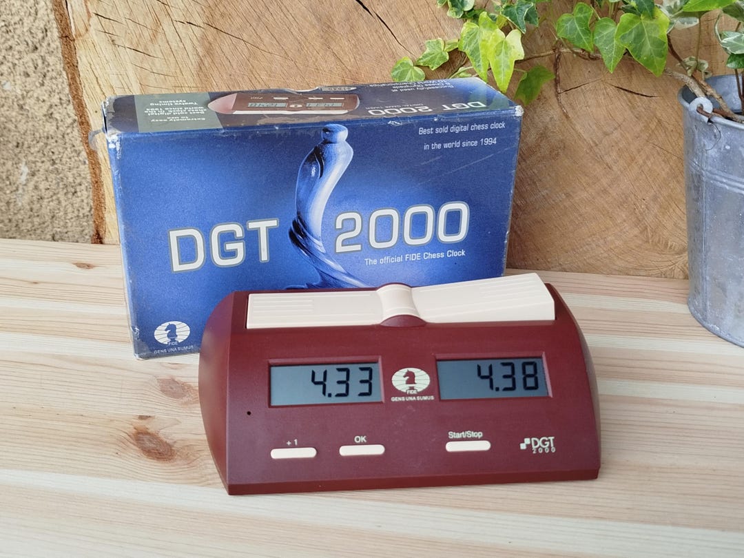 Vintage DGT 2000 Digital Game Timer, Electronic Chess Clock - Etsy