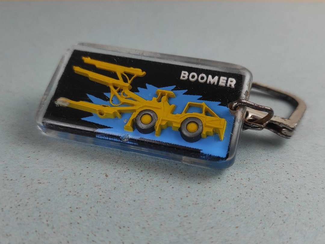 Vintage Atlas Copco Boomer Keychain - Resin Drill Rig Keyring - Etsy