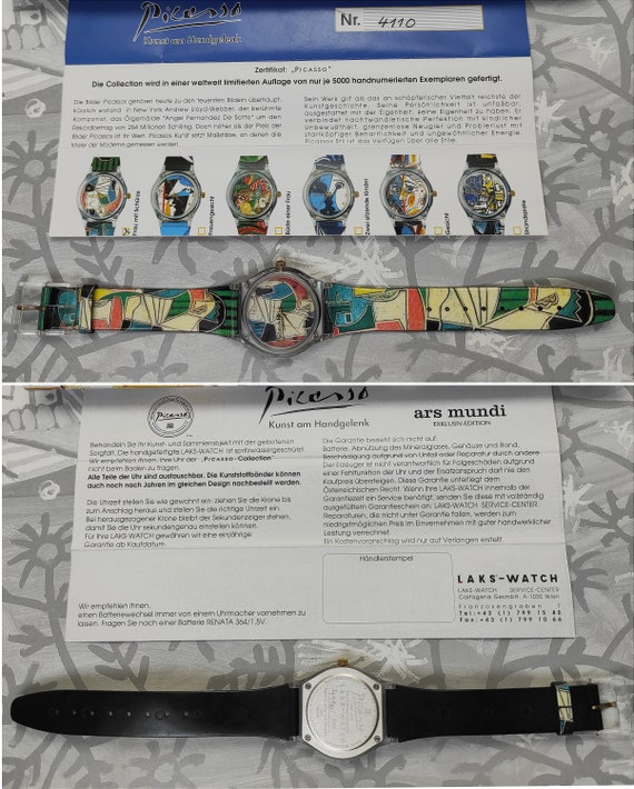 Vintage Picasso Laks Watch - limited edition quartz w… - Gem