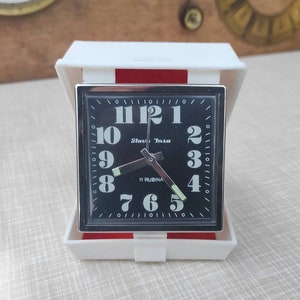 Rare Vintage Travel Alarm Clock Slava Insa Made in Yugoslavia - Etsy
