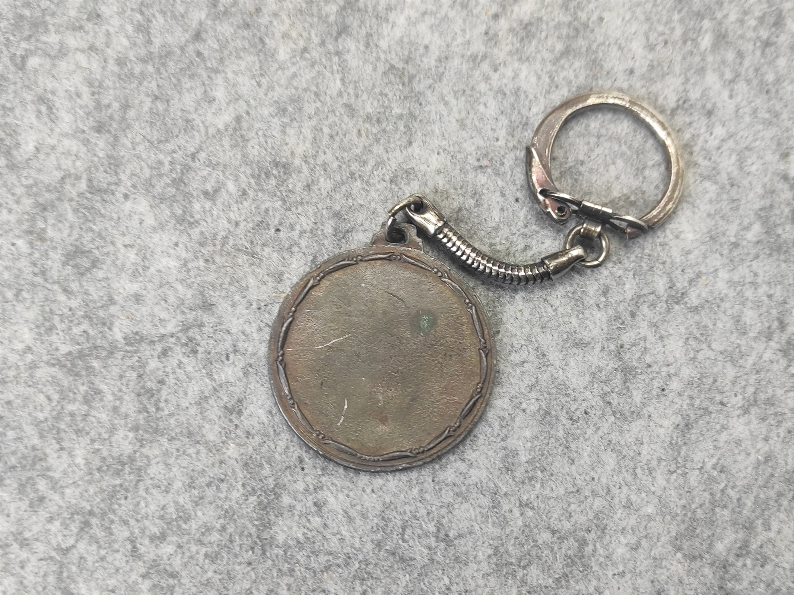 Vintage Chess Medal Keychain Bronze Chess Keyring With Blank - Etsy