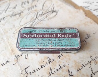 Medicine Tin - Etsy