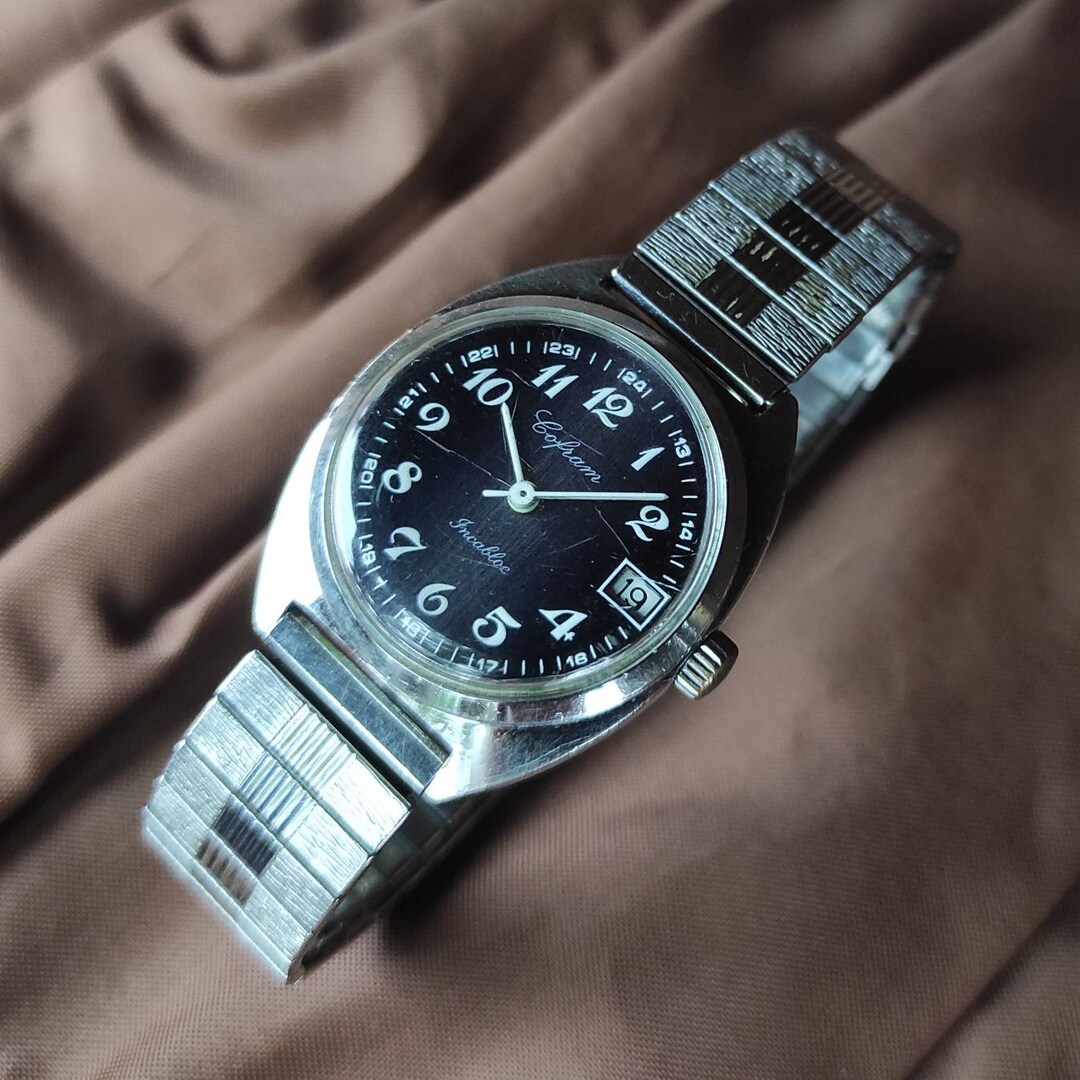 Vintage Cofram Incablock Manual Wind 17 Jewels Watch With Stelux ...