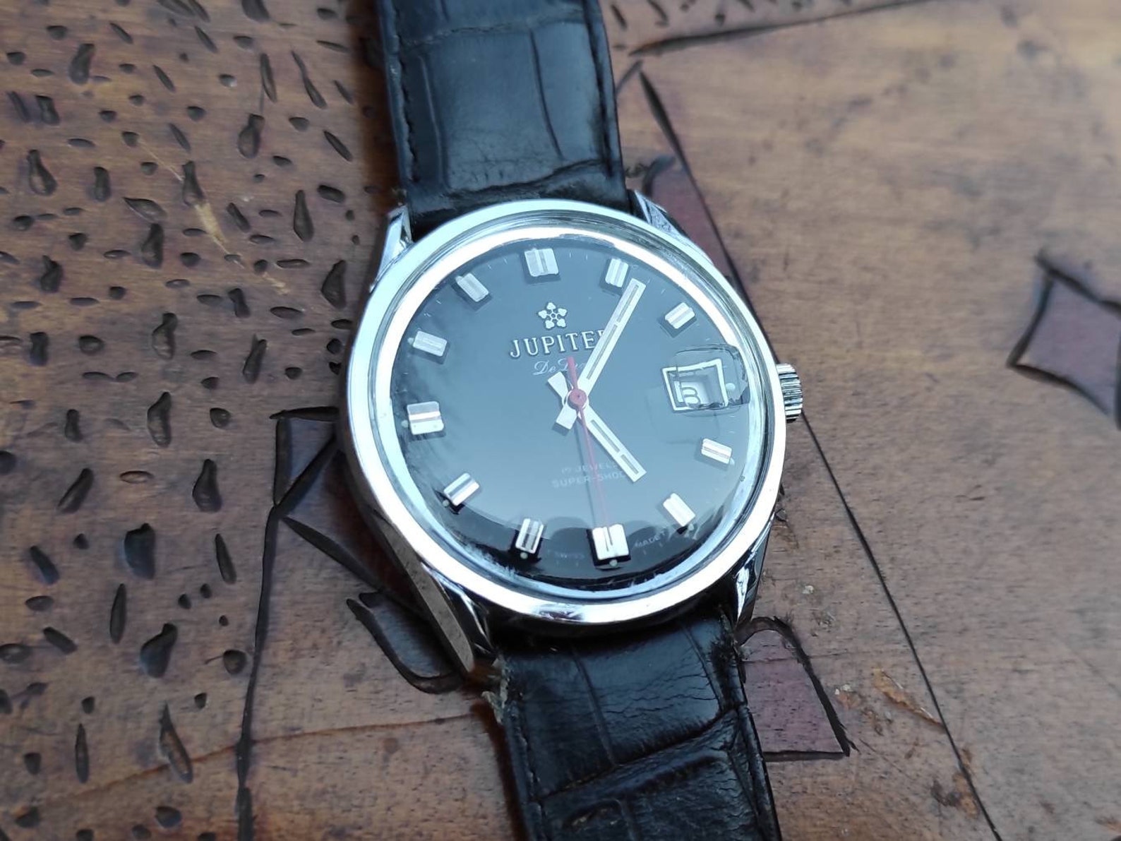 Vintage Jupiter De Luxe 17 Jewels Men's Watch Swiss Made - Etsy