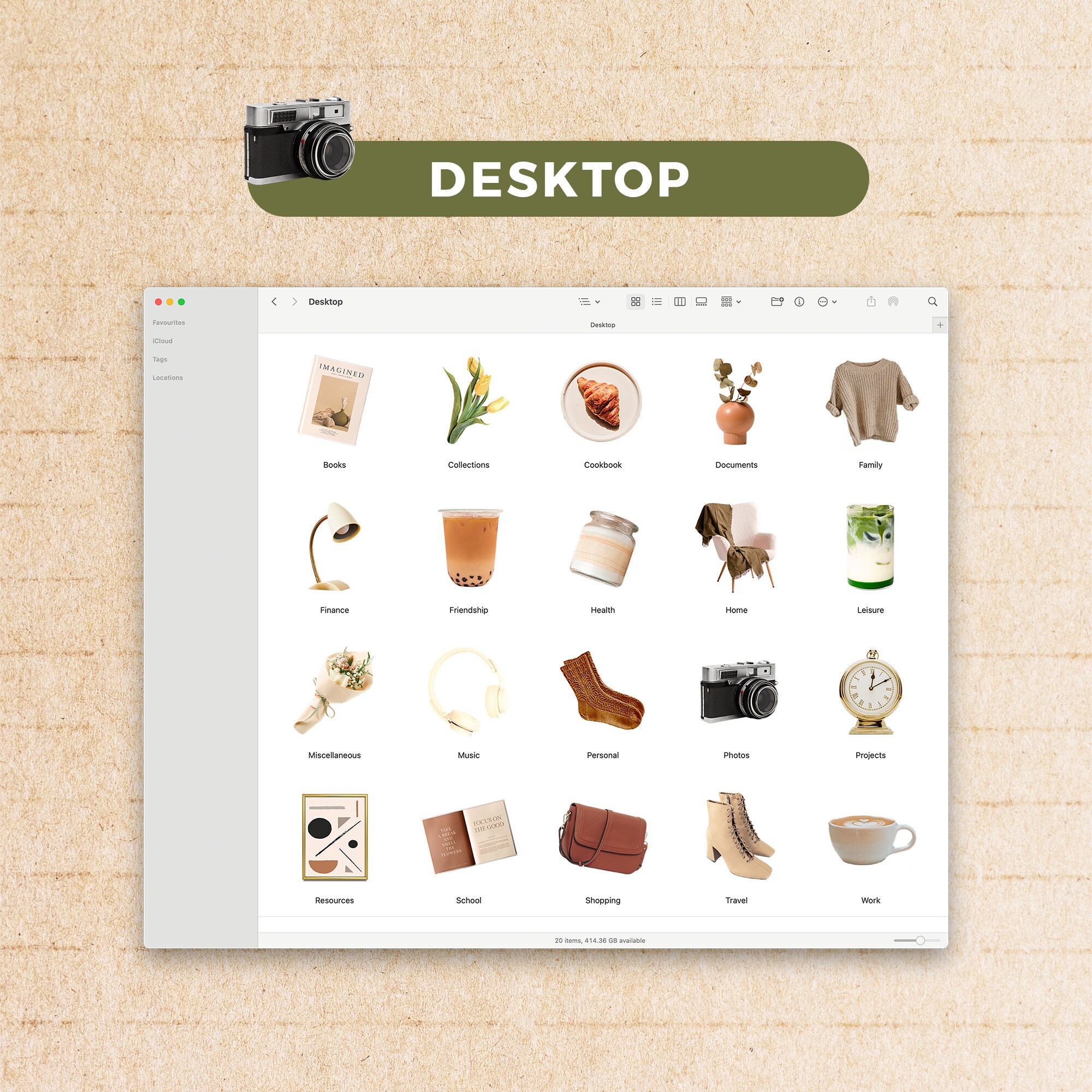 Notion Icons | Aesthetic Icons | Digital Icons | Desktop Icons ...