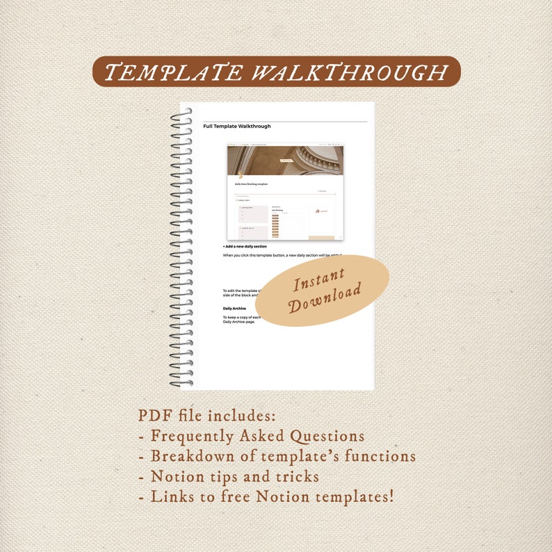 Notion Time Blocking Template | Notion Daily Planner Journal | Notion ... Notion Time Blocking Template | Notion Daily Planner Journal | Notion ...