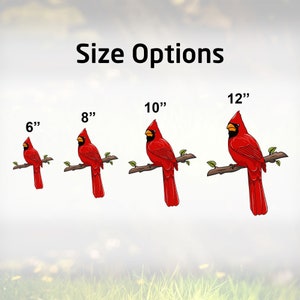 Cardinal Metal Garden Stake, Cardinal Yard Stake, Plant Pot Indoor ...