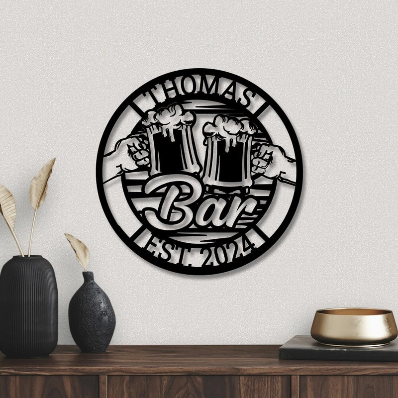 Custom Bar Sign - Etsy