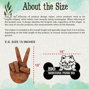 Metal Peace Sign Hand Garden Stake, Hands Metal Yard Art, Hand Gesture ...