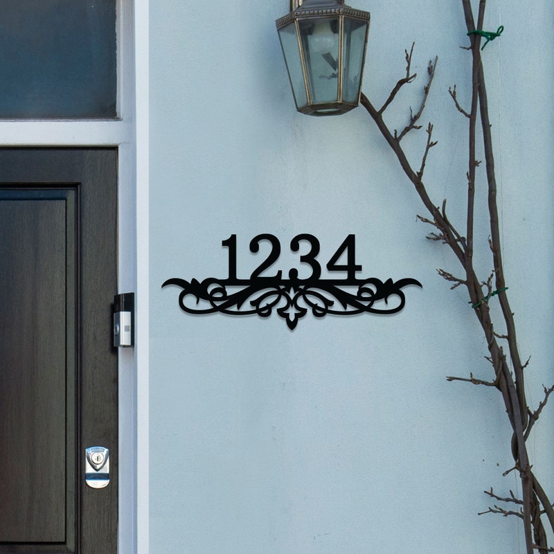 Metal Address Sign - Etsy