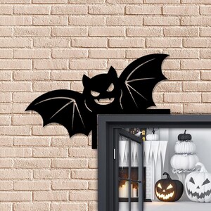 Halloween Door Corner Sign, Halloween Door Toppers, Halloween Bats Door ...
