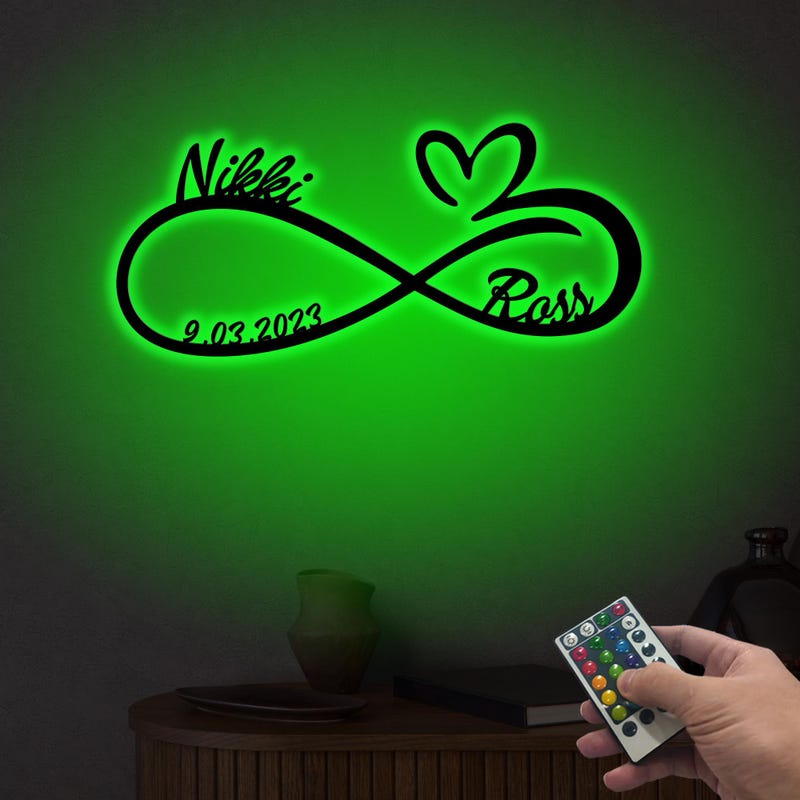 Infinity Name Sign - Etsy