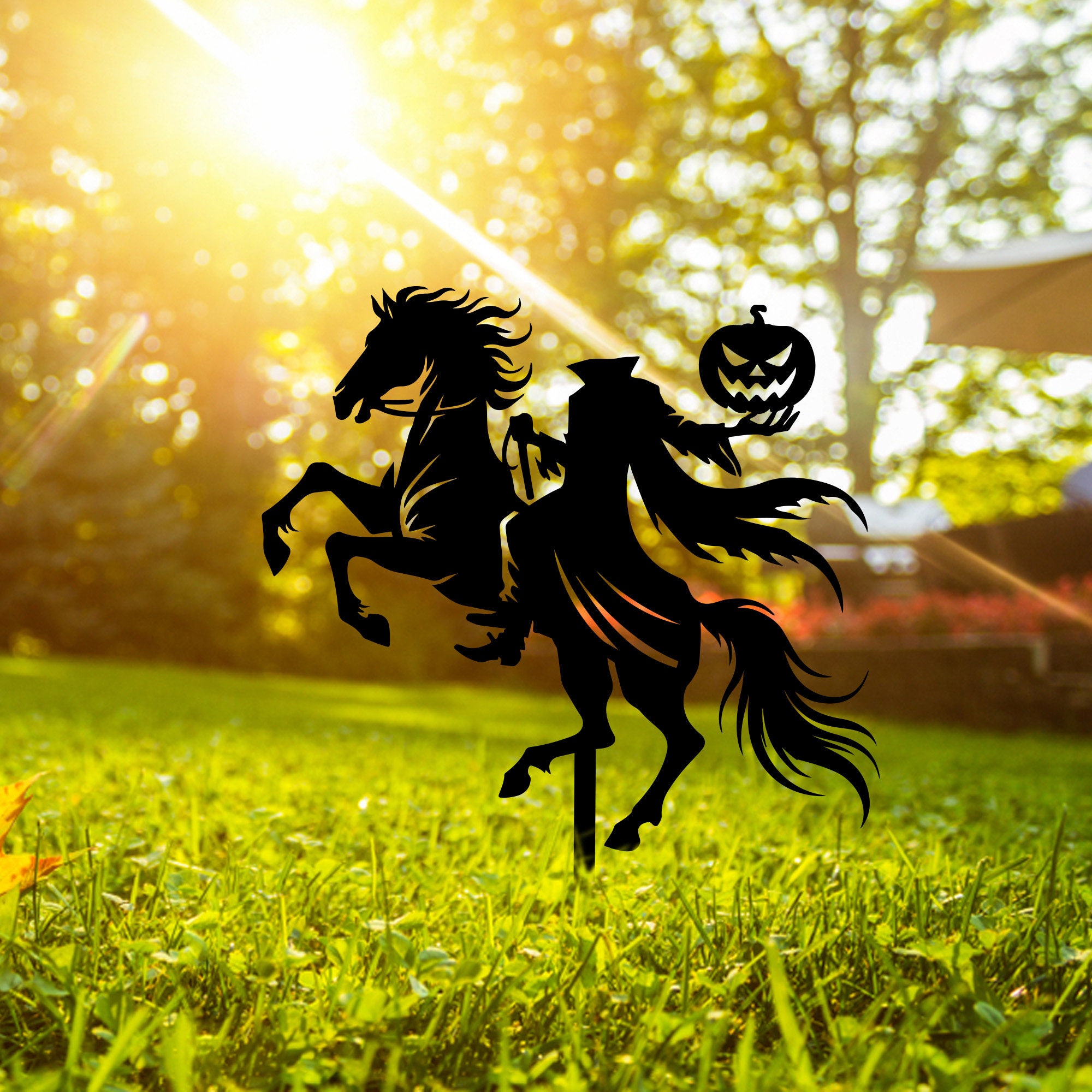 Headless Horseman Outdoor Decoration