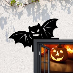 Halloween Door Corner Sign, Halloween Door Toppers, Halloween Bats Door ...