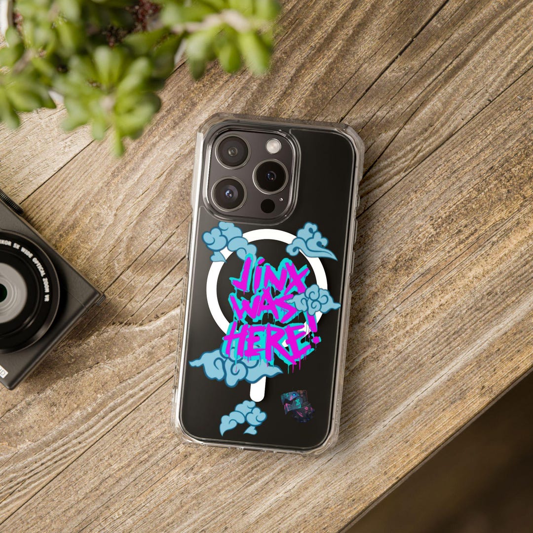 Jinx Was Here Magnetic Clear Impact Cases - Etsy