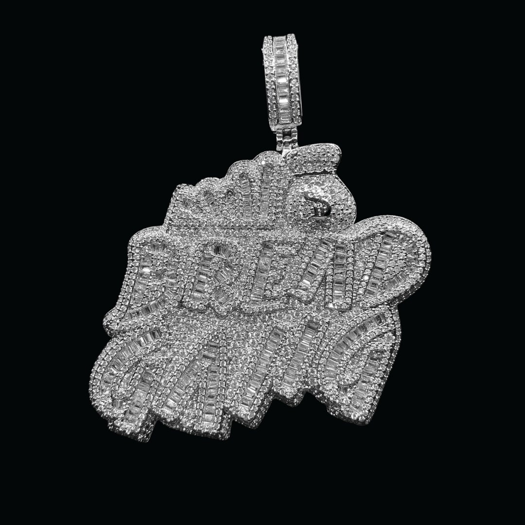 NEW BREAD GANG Money Bag Edition Iced Out Pendant - Etsy