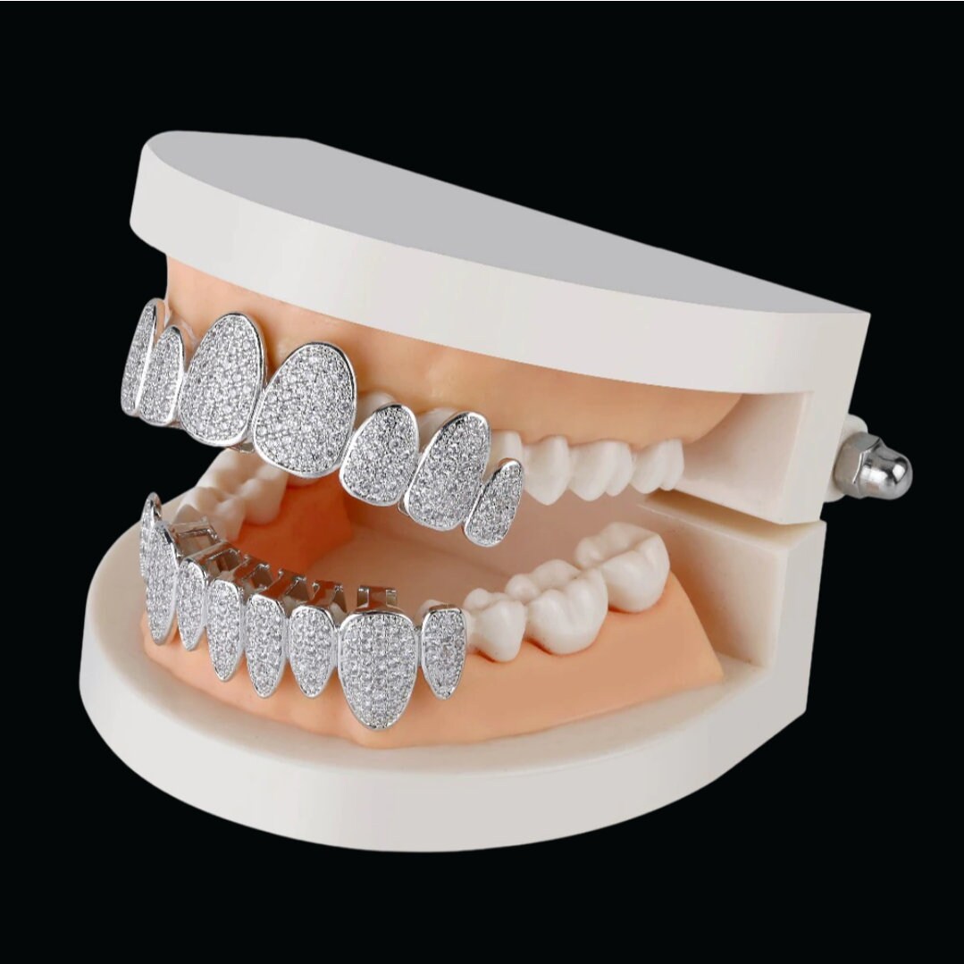 Punk Teeth Caps Cosplay Style Luxury Teeth Grillz Set Free - Etsy