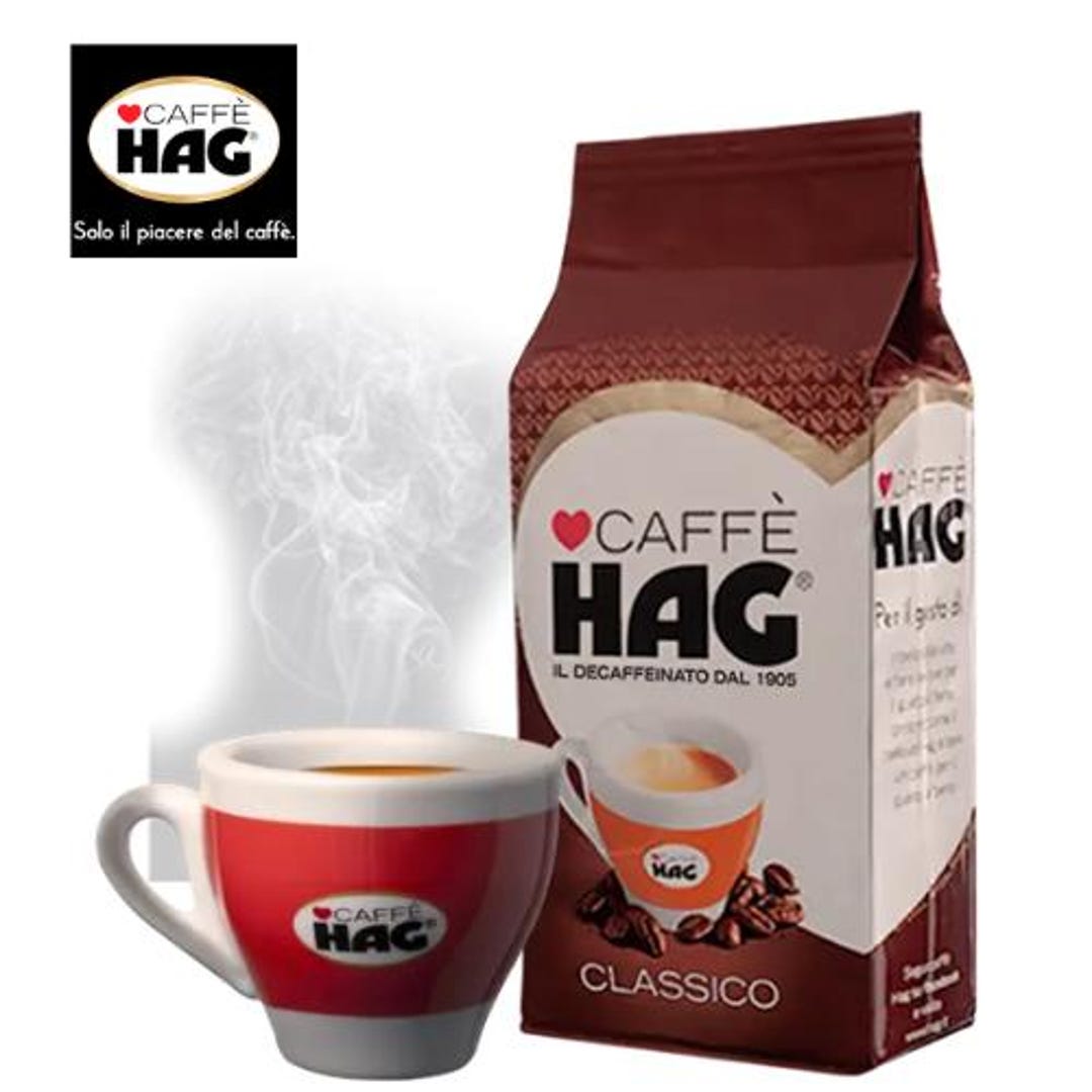 HAG Classic Decaffeinated Coffee Ground for Moka 250g - Etsy