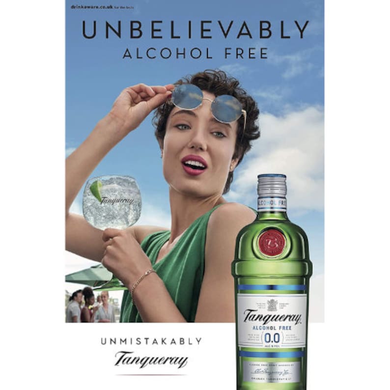 NON ALCOHOLIC Tanqueray - Alcohol Free 0.0% Gin 70cl - Etsy