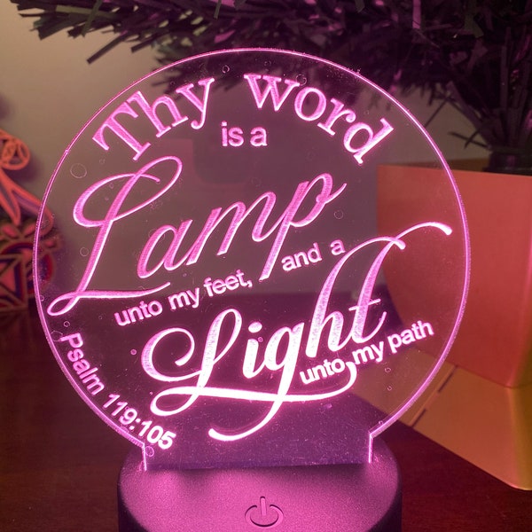 Light Unto My Path - Etsy