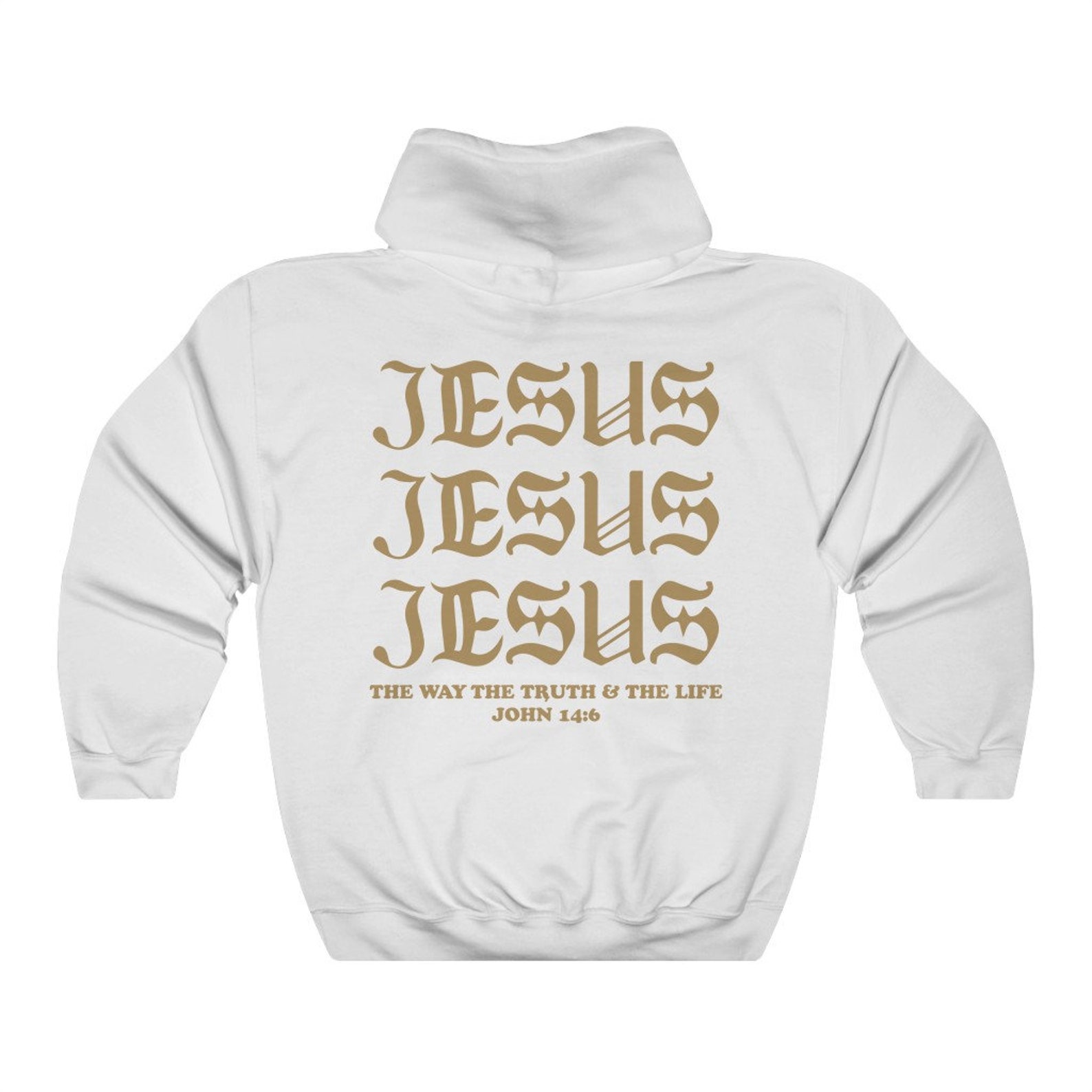 Jesus Christian Apparel Trendy Hoodie Bible Verse Hoodie - Etsy
